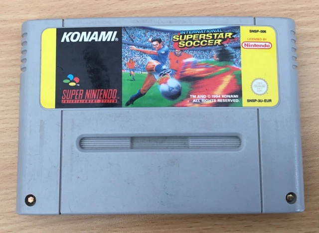 🌟FOOTBALL🌟NINTENDO🌟SNES🌟CARTRIDGE🌟UK🇬🇧SELLER🌟VERY FAST UK Postage🌟 £9. ...