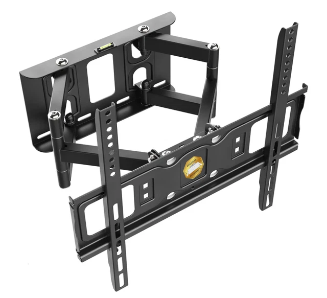 SUPPORT TV FIXATION Mural 32-55" Orientable Inclinable Bras articulé ...