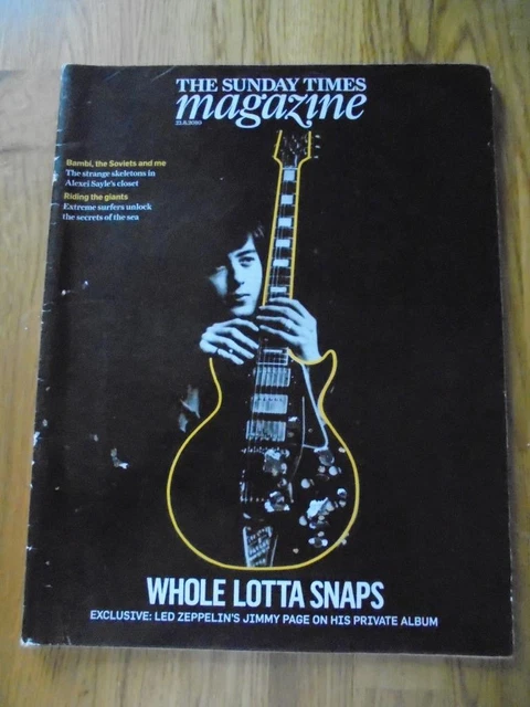 SUNDAY TIMES MAGAZINE 22 August 2010 - Jimmy Page, Alexei Sayle £3.65 ...