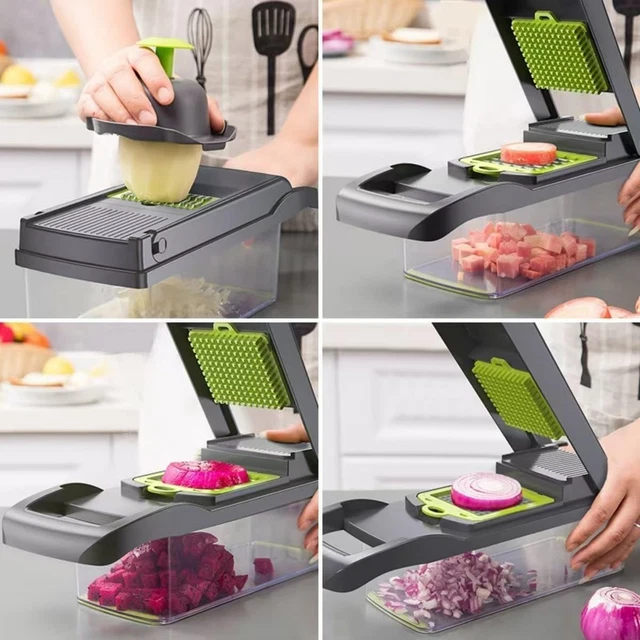 14-IN-1 VEGETABLE CHOPPER Vegetable Cutter Vegetable Slicer,Veggie ...
