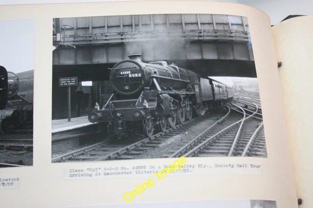 RAILWAY PHOTO 8X6 LMS 5MT 44888 Special Manchester Victoria 21/7/68 £6. ...