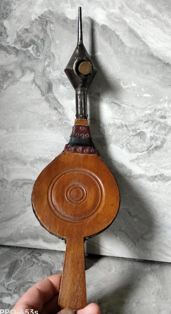 RARE SOUFFLET À poudre ancien-poudreuse à Fleur Ou Potager, Art ...