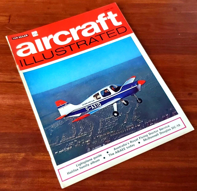 AIRCRAFT ILLUSTRATED: JUNE 1971 Vintage Aviation Magazine Free Shipping ...