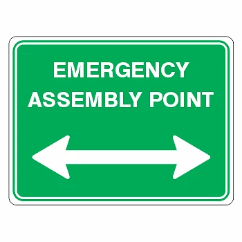 EMERGENCY ASSEMBLY POINT Sign | Emergency Signs $12.30 - PicClick AU