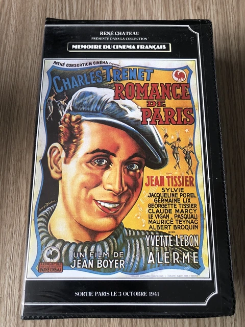 CASSETTE VIDÉO VHS Film Romance De Paris Charles Trenet René Chateau Rare EUR 9,90 - PicClick IT