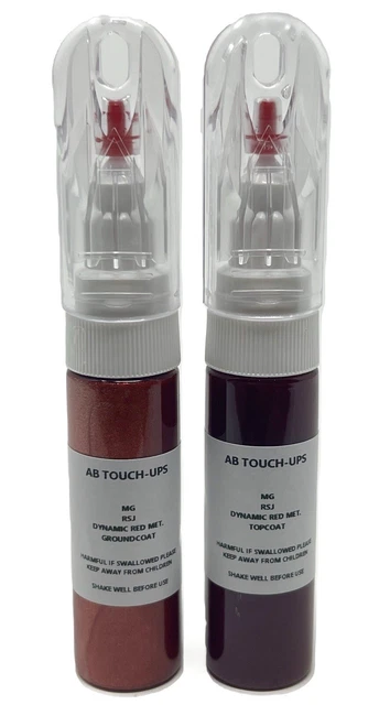 MG RSJ DYNAMIC Red Paint 3 Stage Touch Up Pen/Brush Scratch Chip Repair ...