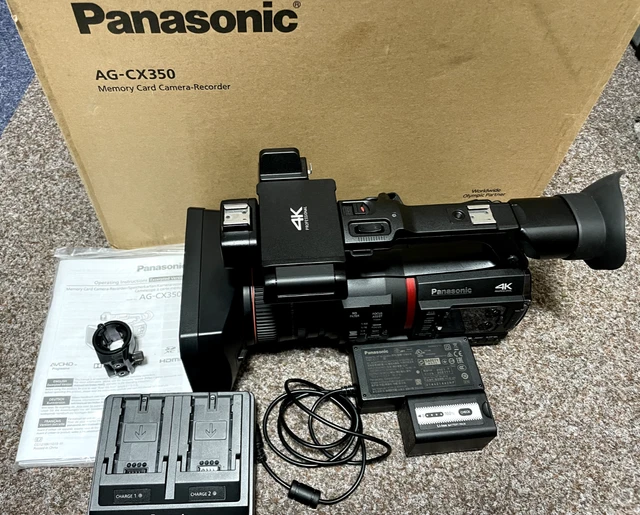 PANASONIC AG-CX350E 4K SDI Pro Camcorder, very low hours, mint ...