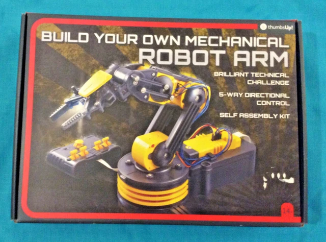 THUMBS UP. BUILD your own Mechanical Robot Arm. New in Box. Ages 14 ...