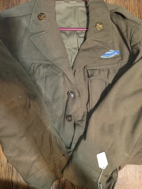 ORIGINAL WWII, WW2, 7Th Army Uniform, Ike Jacket Lot 4000 £27.54 ...