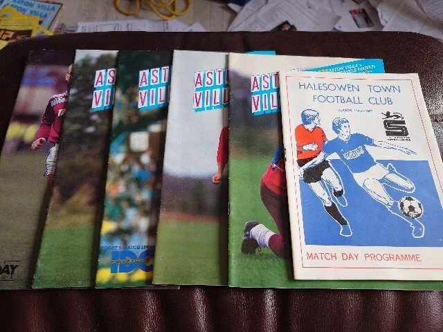 ASTON VILLA PROGRAMMES 1986-87 Season £3.00 - PicClick UK