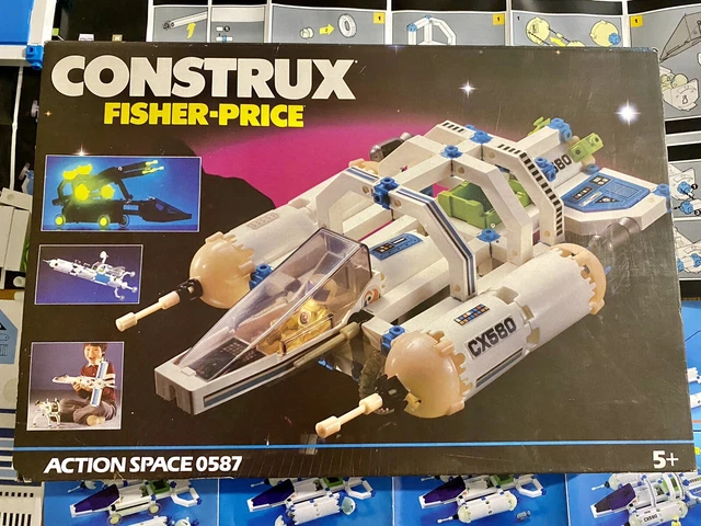 FISHER-PRICE CONSTRUX ACTION Space 0587 | 1984 Sistema di costruzione ...