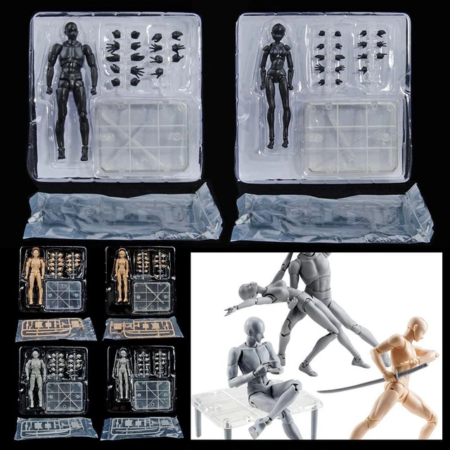 MALE FEMALE DRAW Mannequin Movable Body Chan Joint Sketch Draw EUR 15 ...