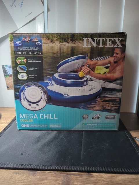 INTEX MEGA CHILL Swimming Pool Inflatable Floating 24 Can Beverage ...