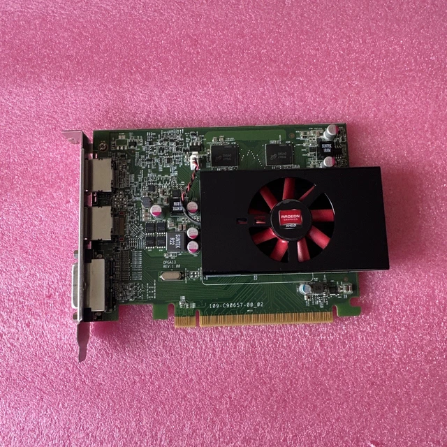 AMD RADEON R7 450 4GB GDDR5 PCIe Graphics Card DVI 2x DP Dell FN46D $24 ...
