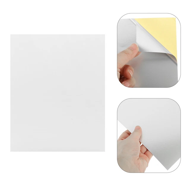 60 SHEETS OF Printer Printable Sticker Label Stickers Blank Large ...