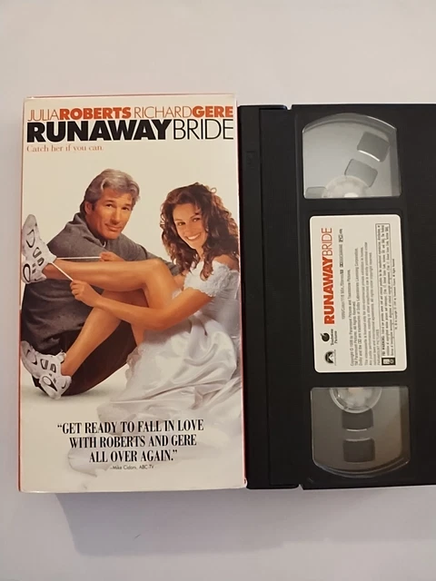 RUNAWAY BRIDE - Richard Gere Julia Roberts (VHS, 1999) **Buy 2 Get 1 ...