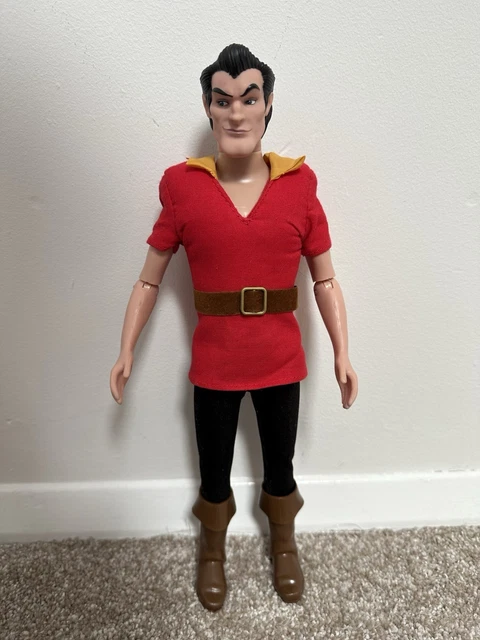 DISNEY STORE: CLASSIC Beauty and the Beast Gaston 12’’ Doll Toy Figure ...