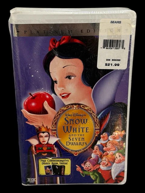 SNOW WHITE AND the Seven Dwarfs (VHS, 2001, Platinum Edition) BRAND NEW ...