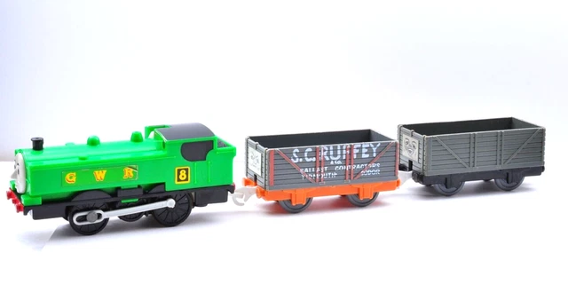 TOMY THOMAS & Friends Plarail TrackMaster Duck (1996) et Scruffy the ...