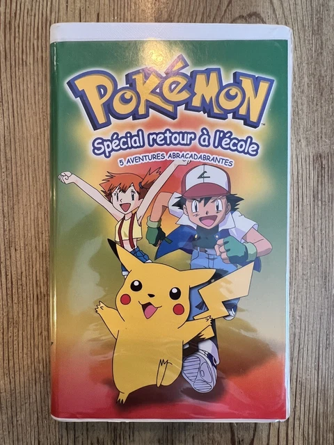 POKEMON SPECIAL BACK to School: 5 Adventures*VHS*Movie*French Version ...