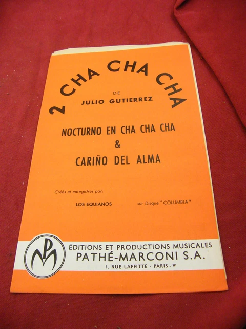 & SPARTITO 2 Cha Di Julio Gutierrez Nocturno IN Cha " EUR 17,35 ...