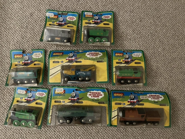 THOMAS THE TANK Engine & Friend Wooden Train Bundle Brio Duke Butch ...
