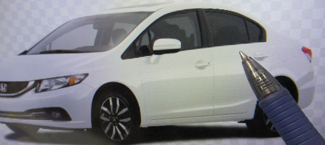 DOOR MOLDING GLASS Window Rubber Seal Driver Rear Back 12-15 Honda ...