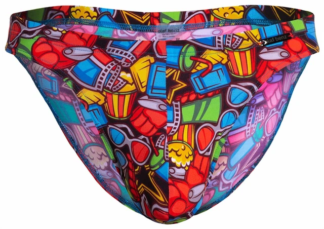 OLAF BENZ RED 2065 Brazil Brief mens underwear bikini micro slip multi ...
