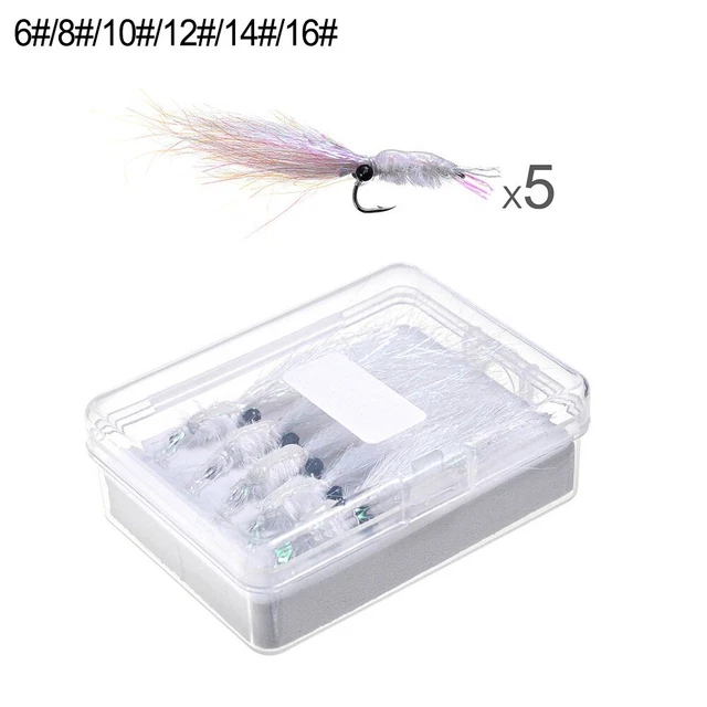 EXPLOREZ AVEC DES crevettes lumineuses appât de pêche à la mouche pour ...