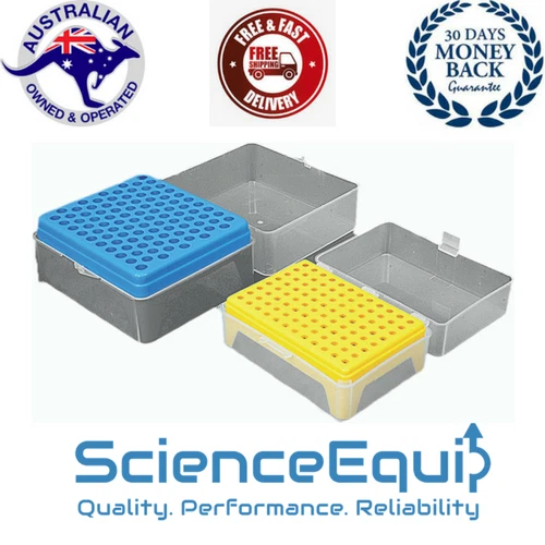 PLASTIC MICRO TIP Box with Hinges for 96 Micro Tips of 200-1000 µl (BOX ...