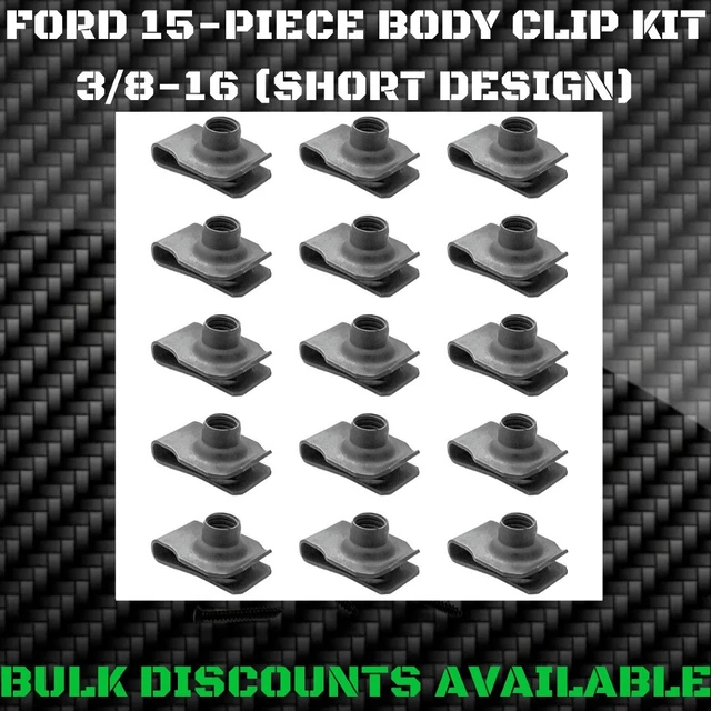 1953-1986 F100 F150 F200 Interior Exterior Front End U NUTS BODY BOLT ...