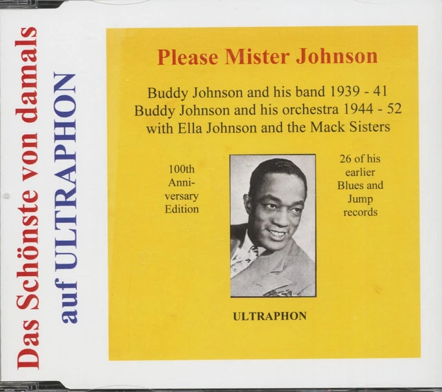 BUDDY JOHNSON - Please Mister Johnson - Das Schönste Von Damals (CD ...