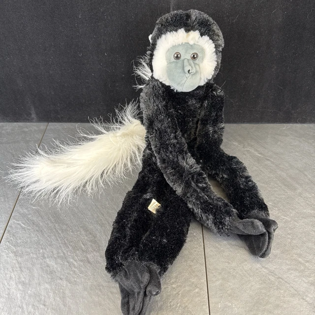 WILD REPUBLIC COLOBUS Spider Monkey 24" Realistic Plush Stuffed Animal ...