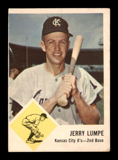 1963 FLEER #16 Jerry Lumpe EX/EX+ X2596006 EUR 5,99 - PicClick FR