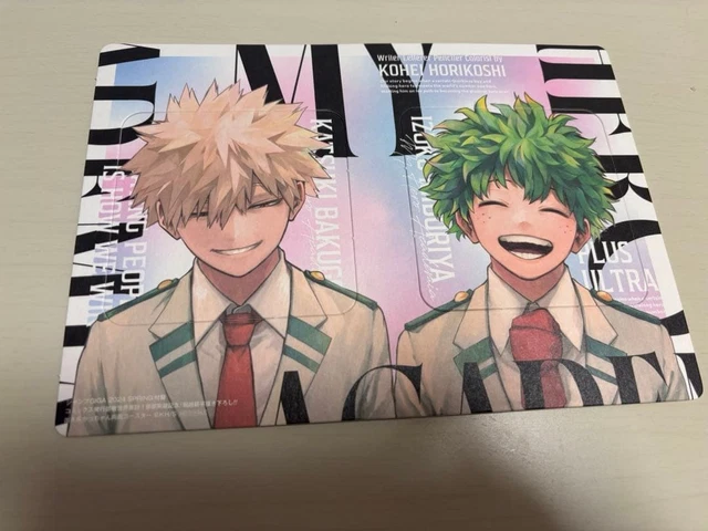 MY HERO ACADEMIA Jump GIGA 2024 Bonus Doubleling-Sided Coaster Set ...