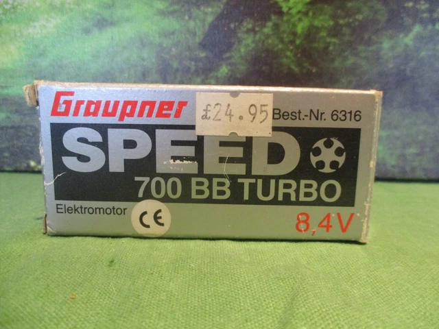 GRAUPNER SPEED 700 BB turbo brushed motor still in box £12.50 - PicClick UK