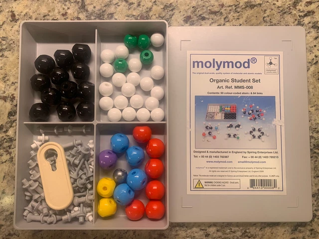 COMPLETE MOLYMOD MMS-008 Organic Chemistry Molecular Model Student Set ...