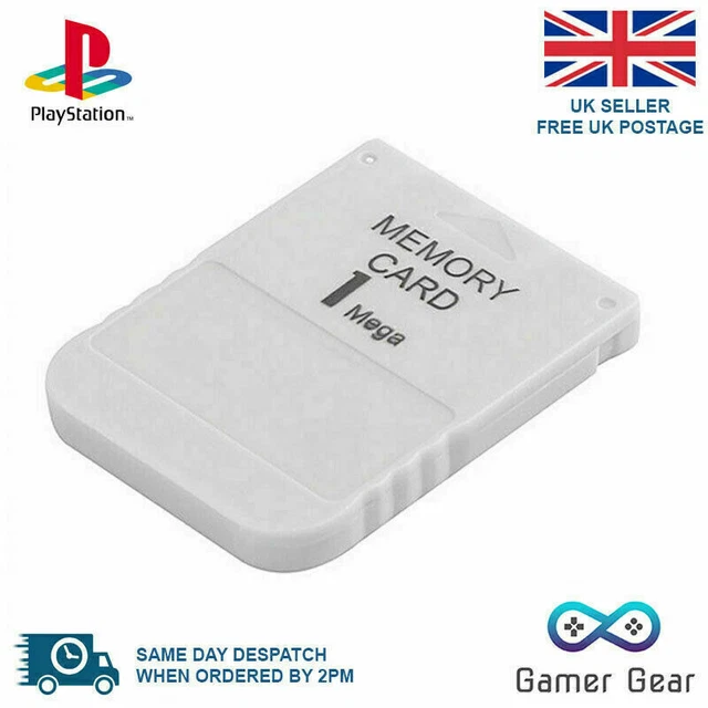 PS1 MEMORY CARD 1MB For for Sony Playstation 1 PSX ONE £6.99 - PicClick UK