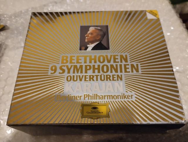 BEETHOVEN BOX SET Of 9 Symphonies Karayan Dg Berlin Phil EUR 7,01 ...