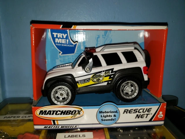 MATCHBOX RESCUE NET Motorized Action "Police Car $15.00 - PicClick