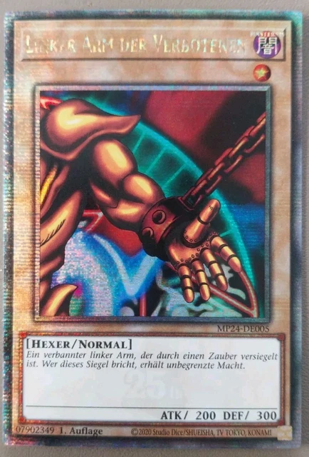 LINKER ARM DER Verbotenen MP24-DE005 Quarter Century Secret Rare ...