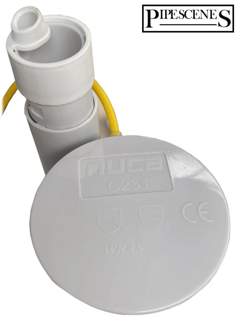 NUCA FLUSH VALVE C231 Dual Flush Syphon & Push Button £18.95 - PicClick UK