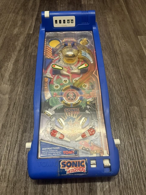 SONIC THE HEDGEHOG Supersonic Pinball Machine (Tomy 1992) £22.99 ...