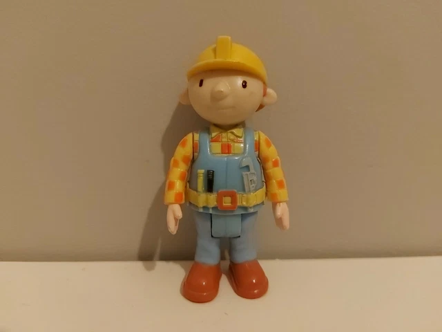 CBEEBIES BOB THE Builder Poseable Plastic Figure 7cm tall £2.00 ...
