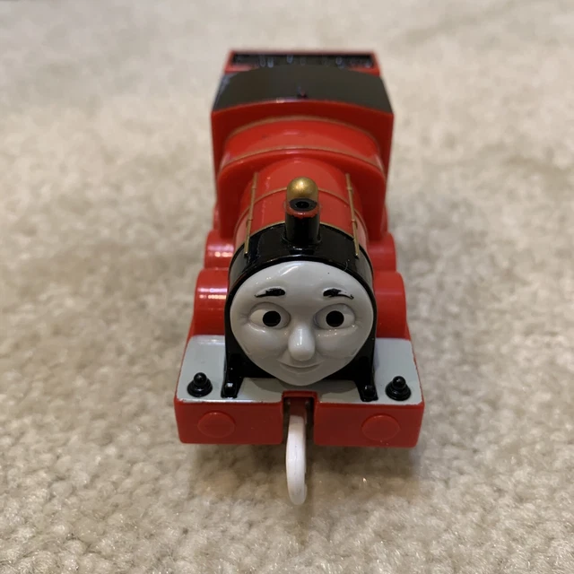 THOMAS JAMES RED Toy Figure Train Tank Engine Bell Chime Chirin Plarail ...