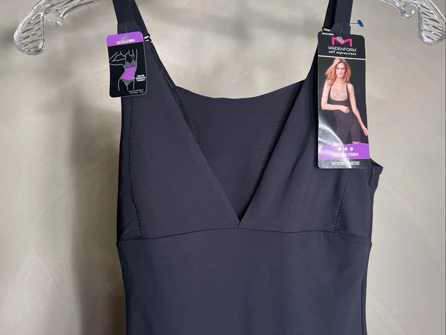 MAIDENFORM SELF EXPRESSIONS Women Minimalist Black WYOB Shapewear,Ultra ...