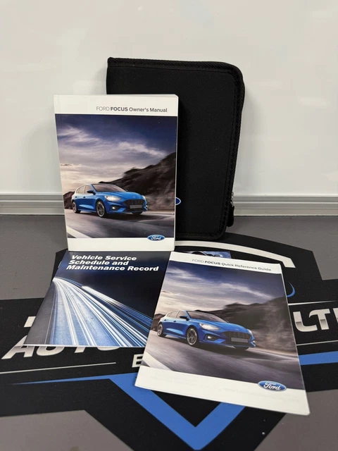 FORD FOCUS MK4 Owners Pack / Handbook / Manual. + Wallet 2018~2023 ...