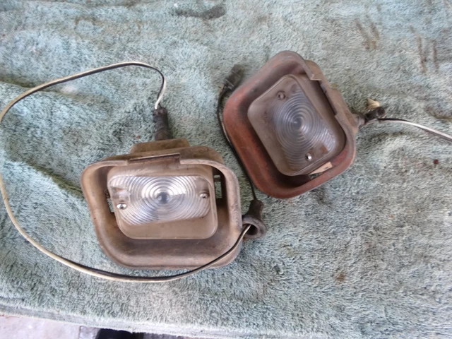 FORD FALCON XR Xt Front Park Lights X Pair May Suit Fairlane $120.00 ...