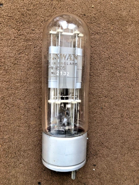 MAZDA EDISWAN V1505 4212 equiv. Western Electric 212 triode tube good ...
