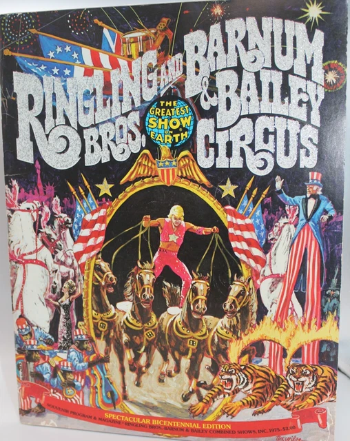 1975/1976 RINGLING BROS and Barnum & Bailey Circus Bicentennial Edition ...
